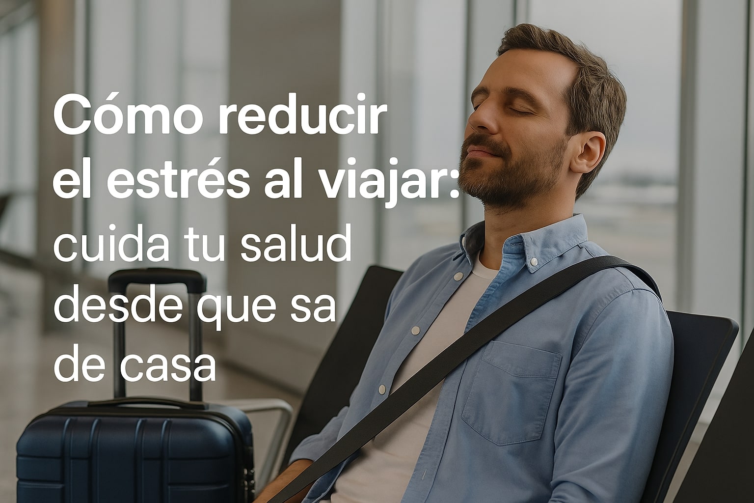 Cómo reducir el estrés al viajar: cuida tu salud desde que sales de ...